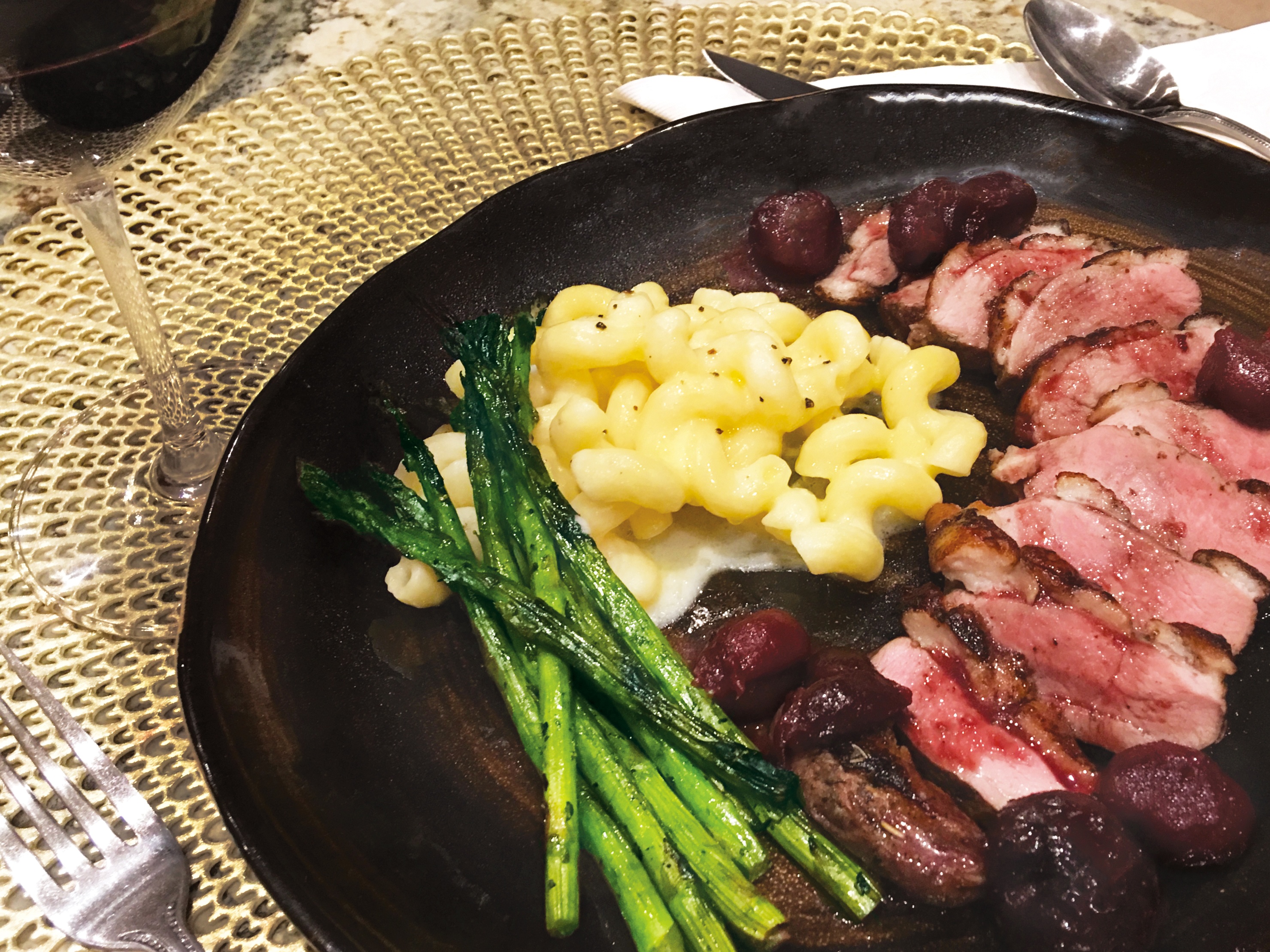 Grilled Duck Breast & Cherry Sauce: A Valentine’s Day Win